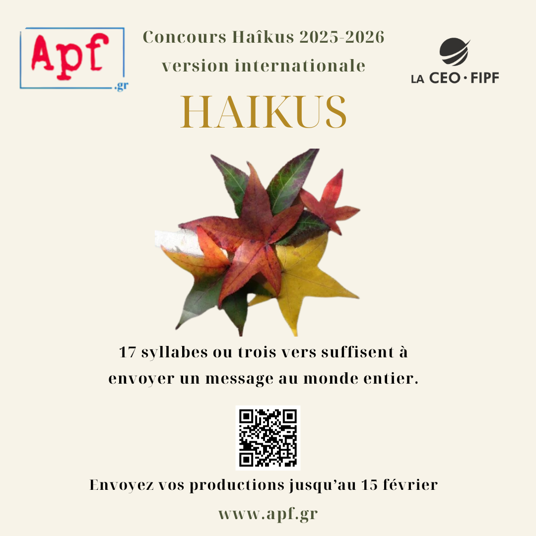 Appel pour le Concours Haïkus-Version Internationale 2025-2026 – Apf